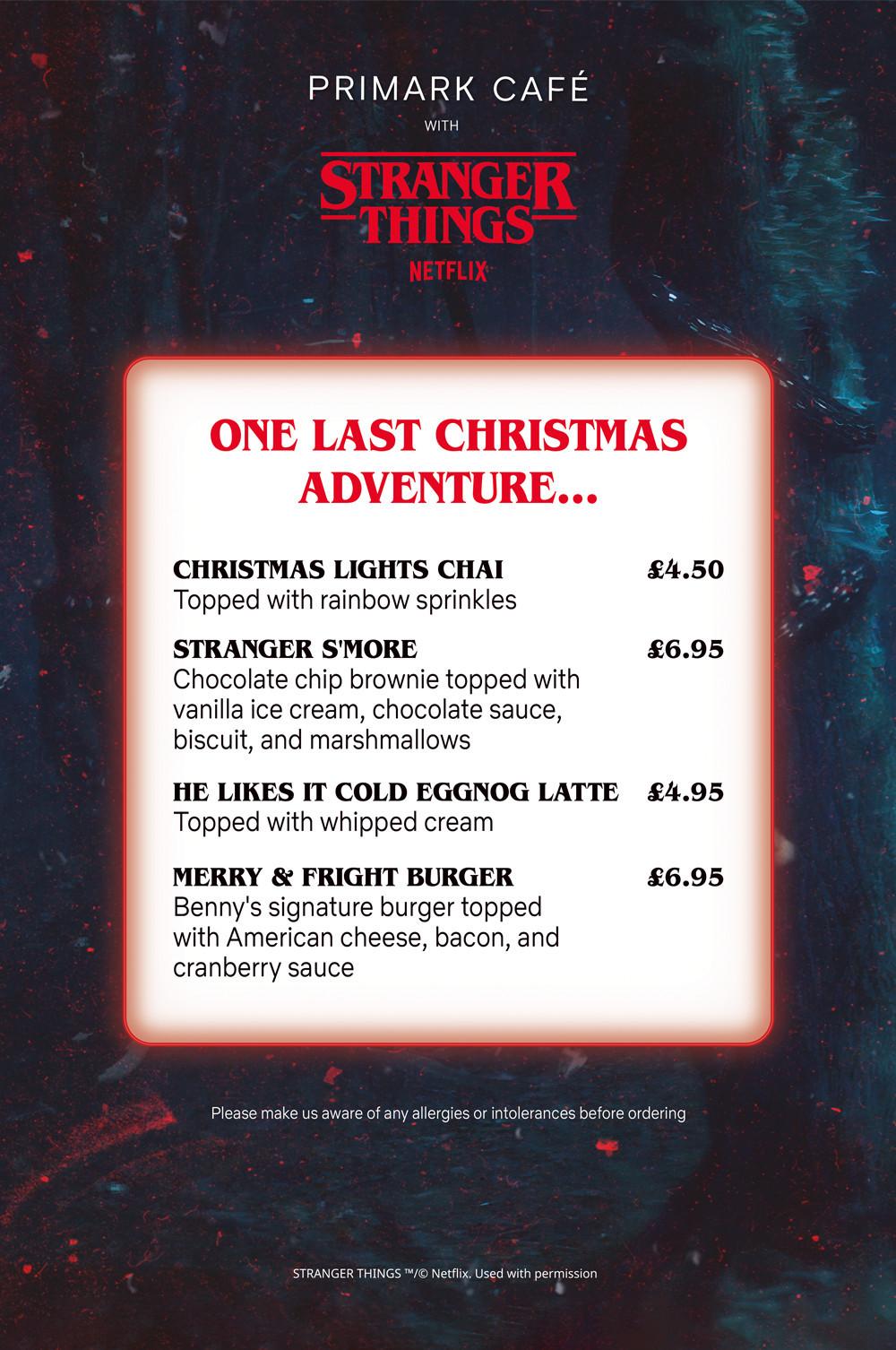 Primark Café With Stranger Things | Menu & Locations in the UK | Primark UK