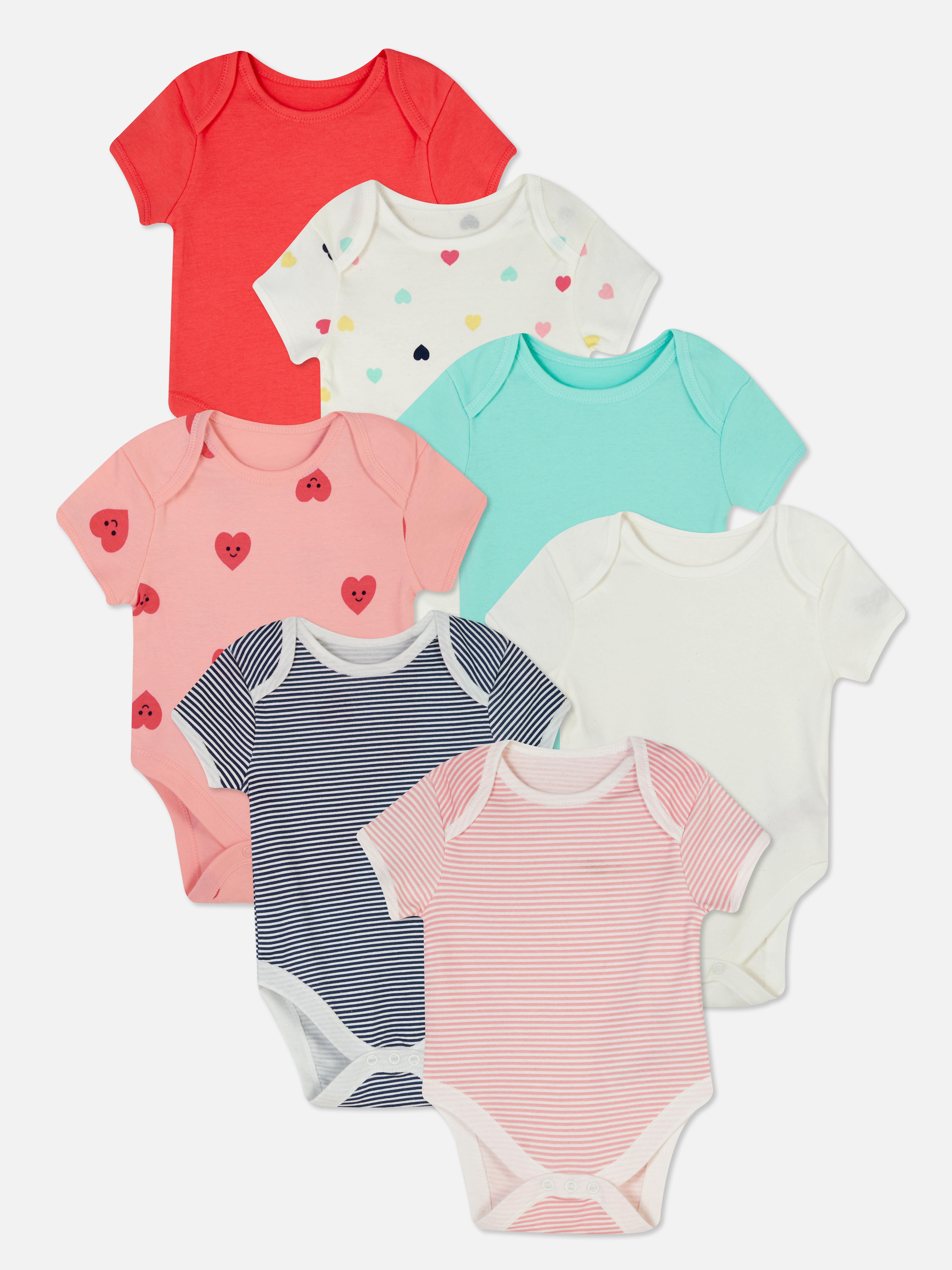 7-Pack Multi Bodysuits | Baby Clothing Essentials | Baby & Newborn ...